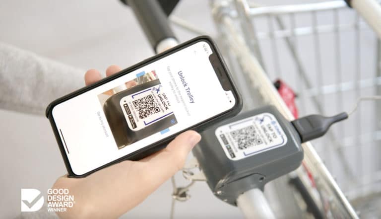 Coinless Shopping Trolley Lock & Tracking System in Denmark.
